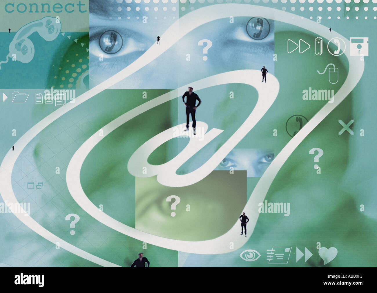 Symbol telecommunication connections hi-res stock photography and ...