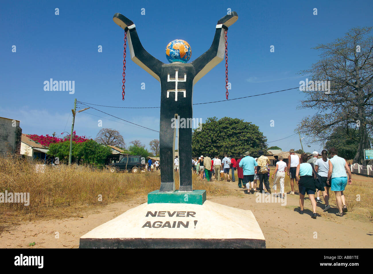 Albreda, 'Never Again' Slavery Statue Stock Photo - Alamy