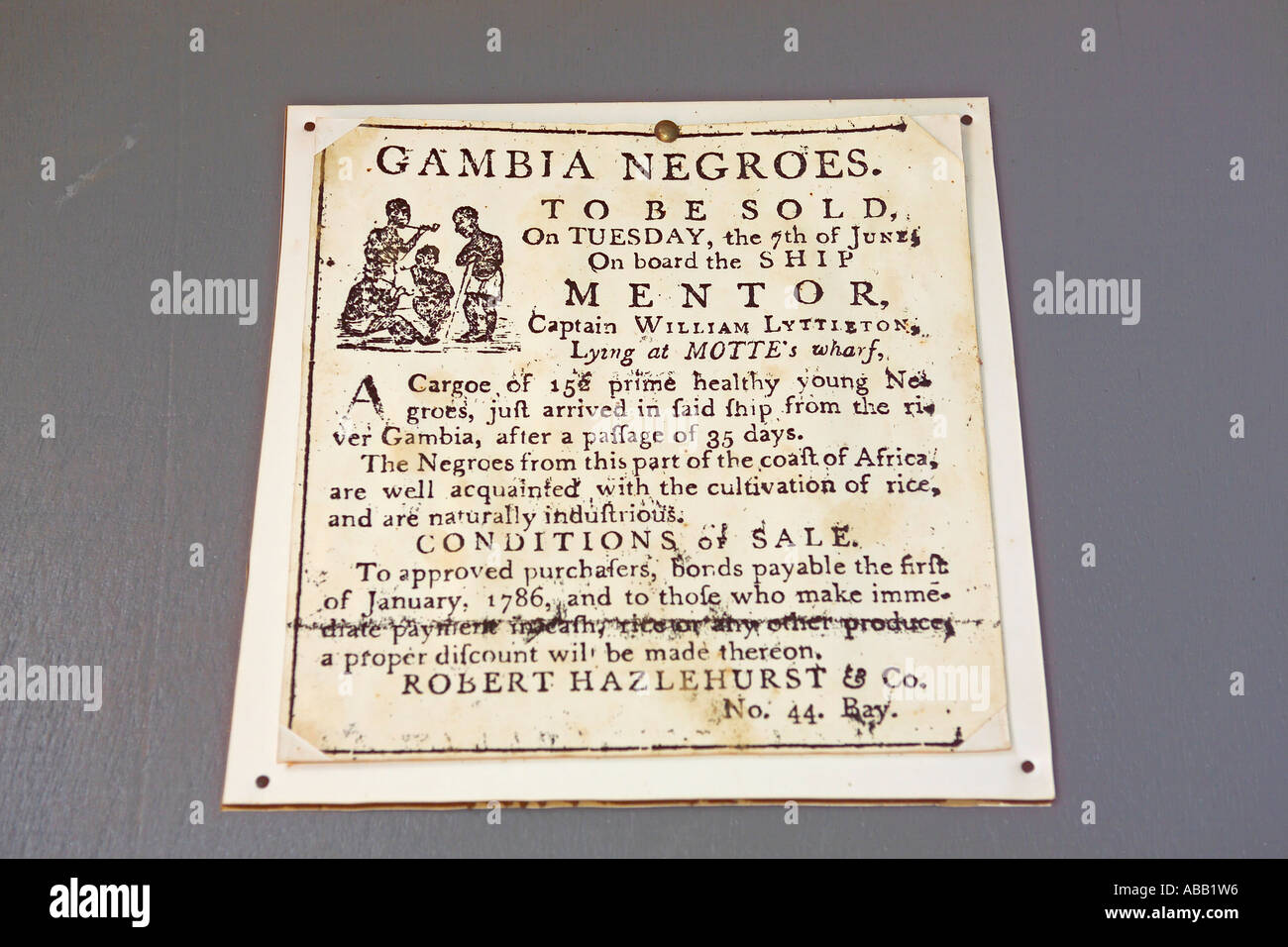 Slave trade poster hi-res stock photography and images - Alamy