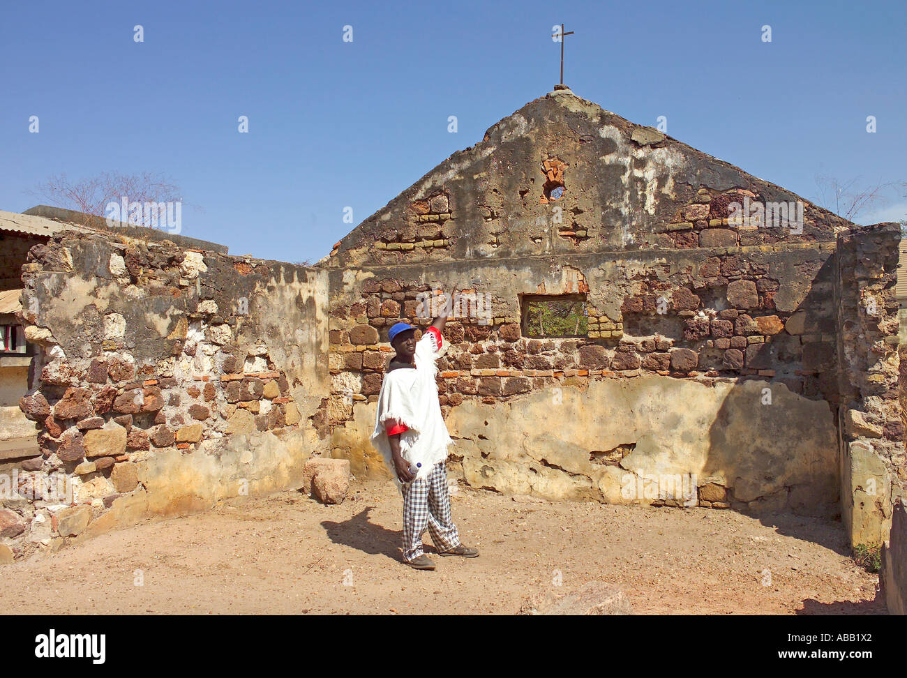 Albreda, The Oldest Chapel In West Africa Stock Photo - Alamy