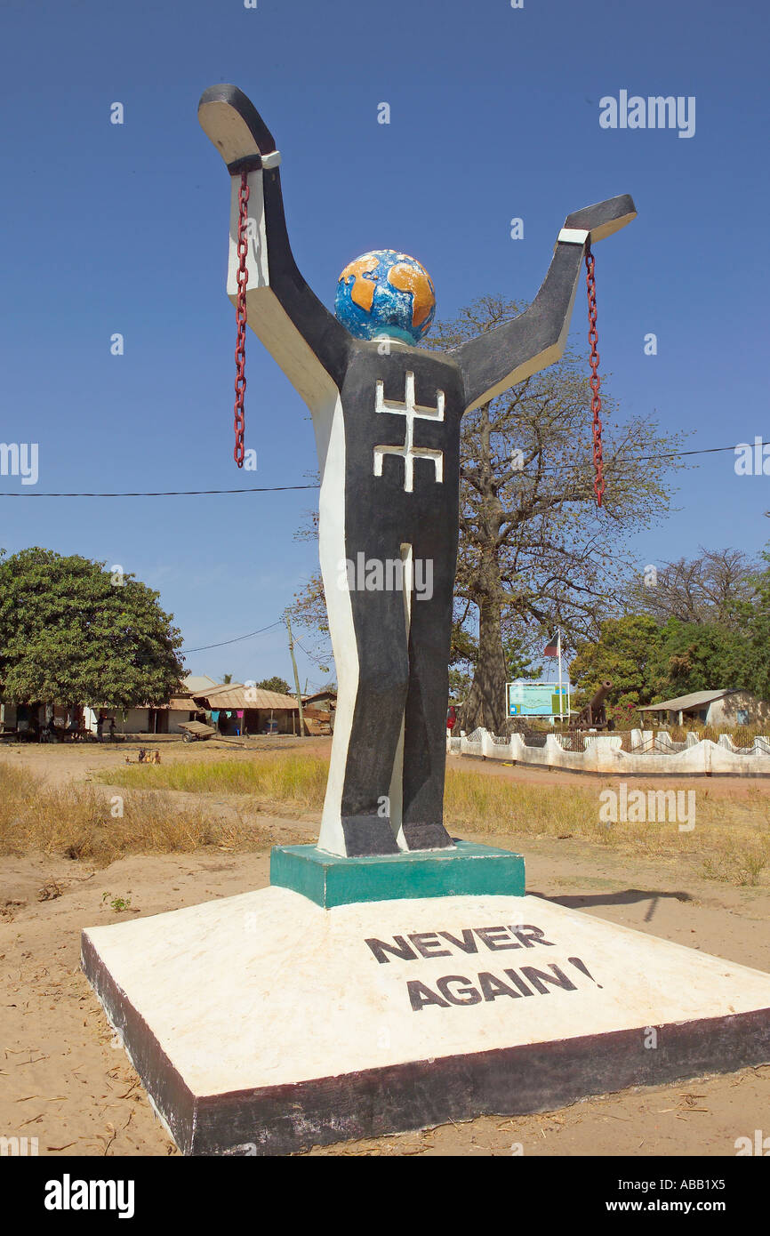 Albreda, 'Never Again' Slavery Statue Stock Photo - Alamy