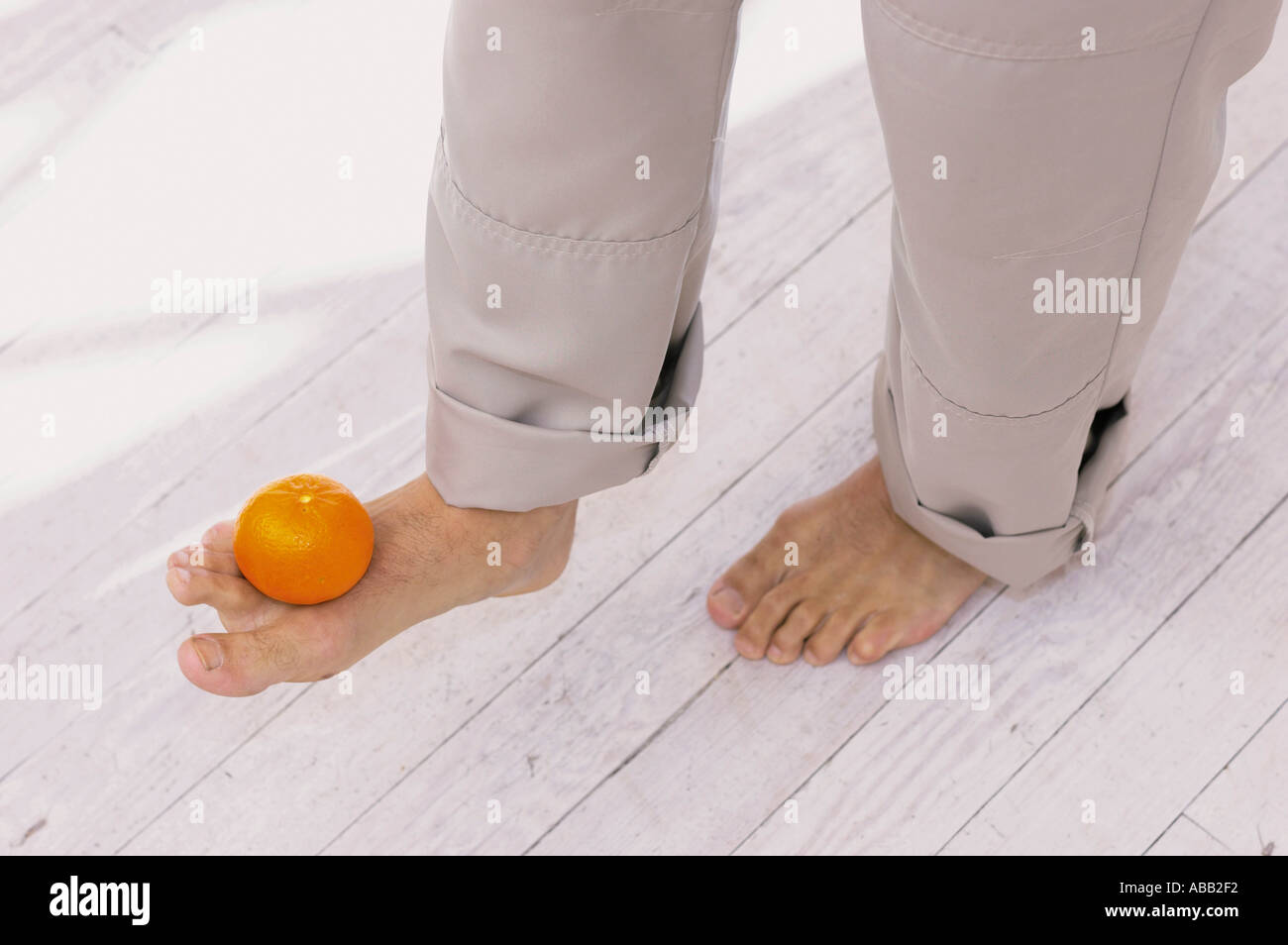 Raised Foot High Resolution Stock Photography and Images - Alamy