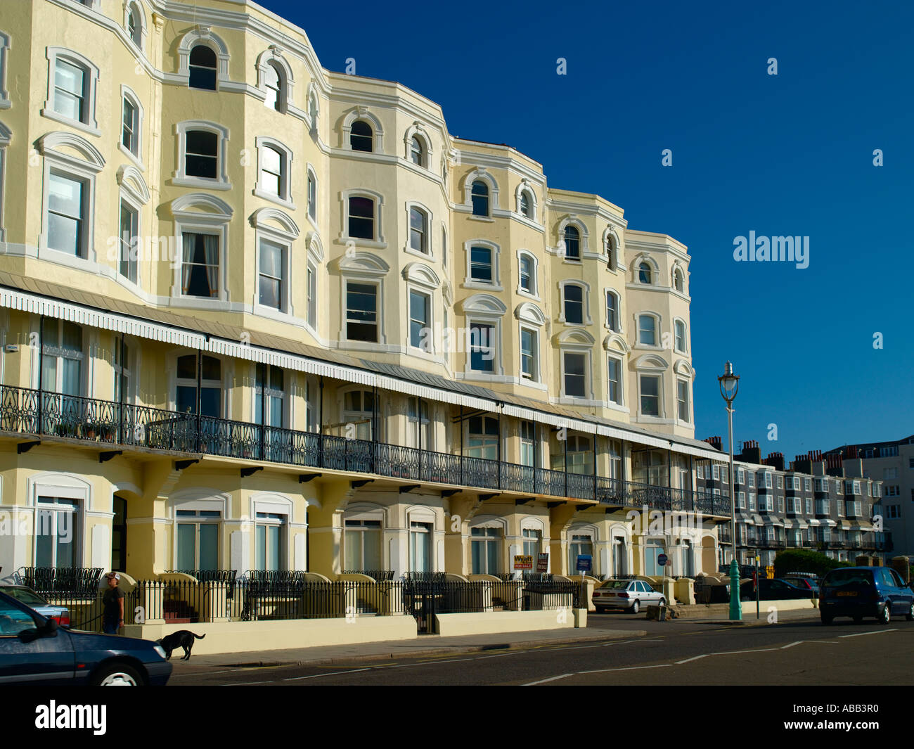 Brighton, Terraced Houses Stock Photo - Alamy