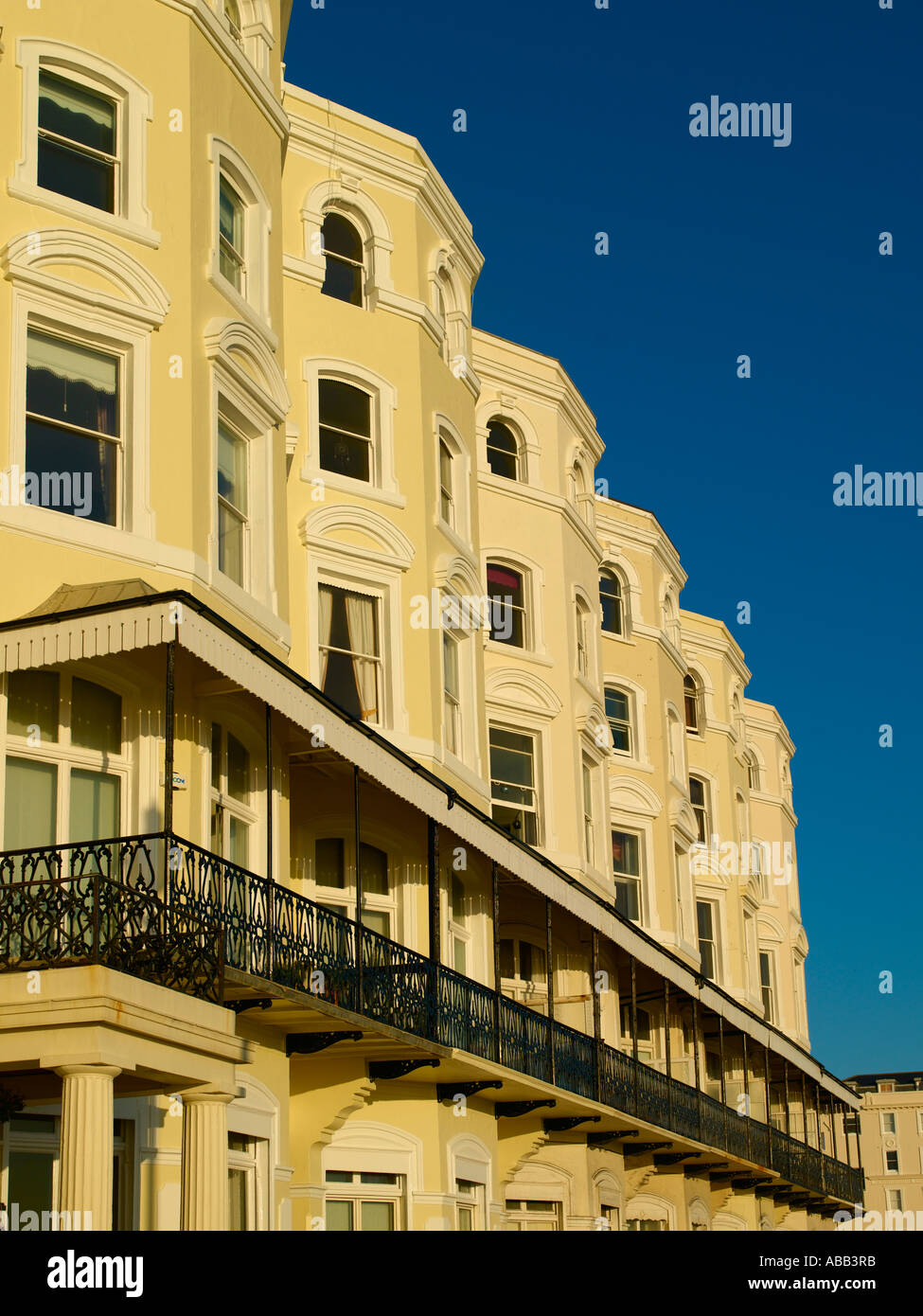 Brighton, Regency Terraced Houses Stock Photo - Alamy
