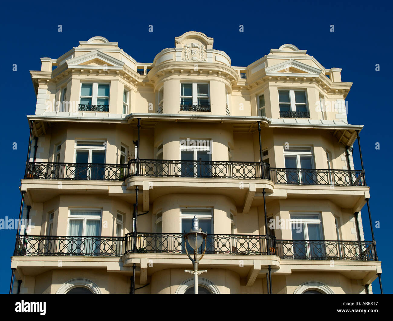 Brighton, Regency Apartment Block Stock Photo - Alamy