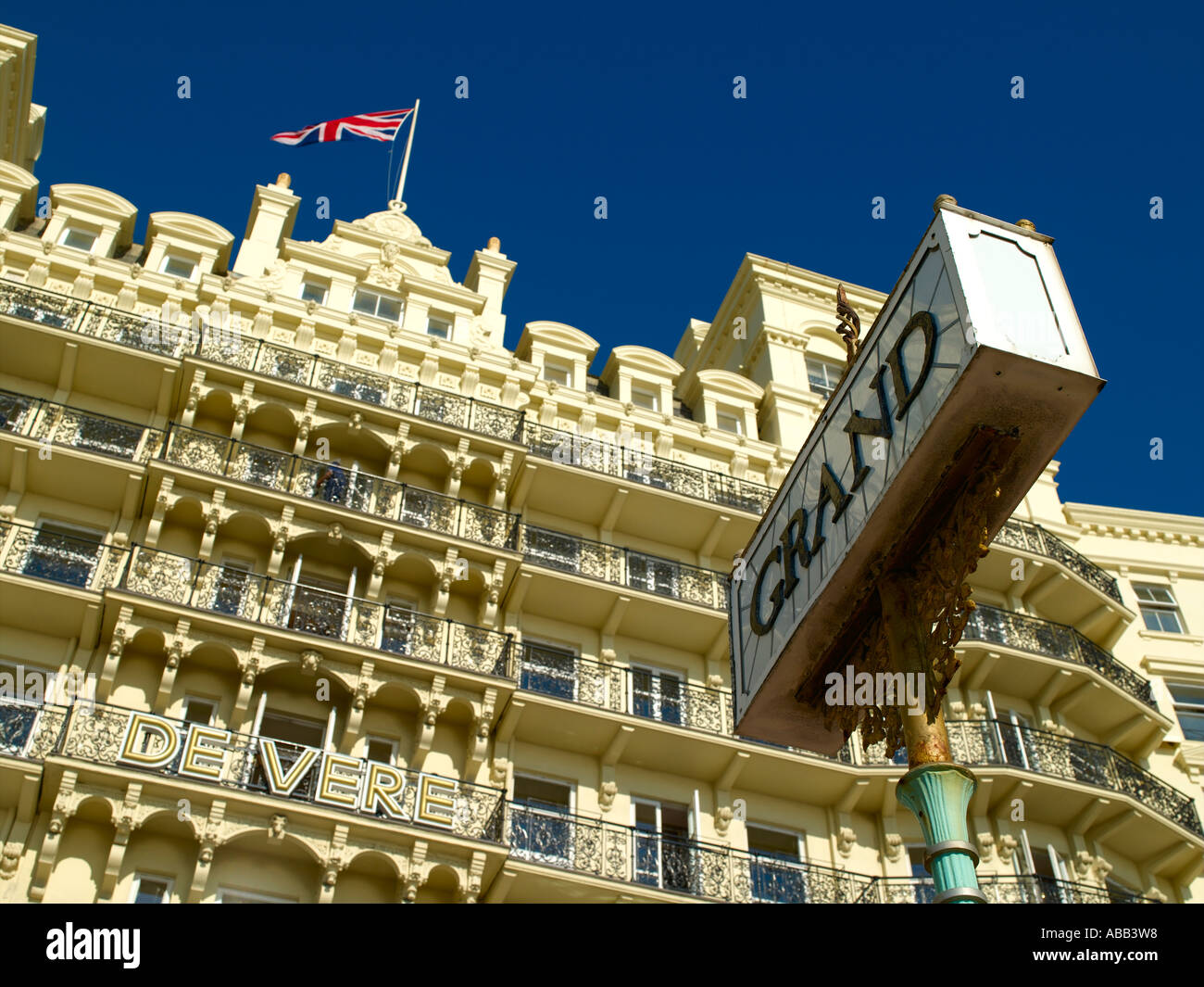 The Grand Hotel Brighton Stock Photo - Alamy