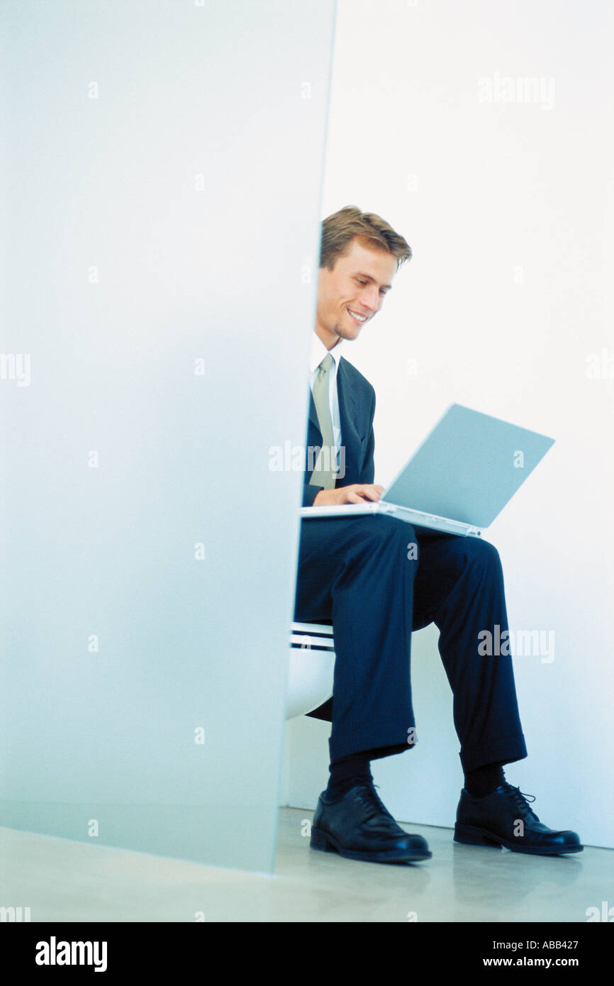 Men on the toilet hi-res stock photography and images - Alamy