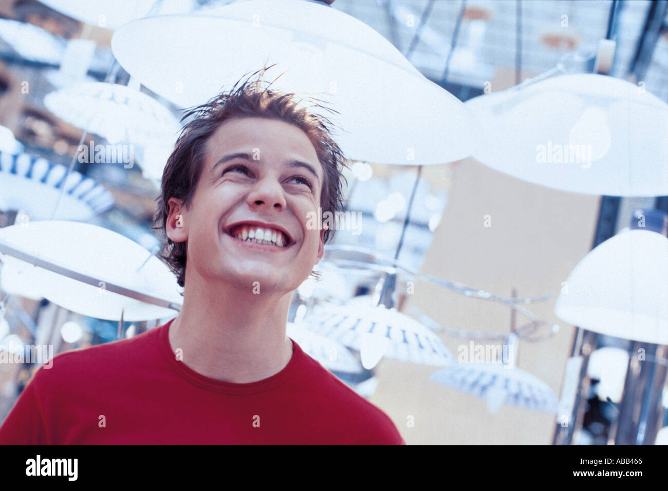 Lighting shop man hi-res stock photography and images - Alamy