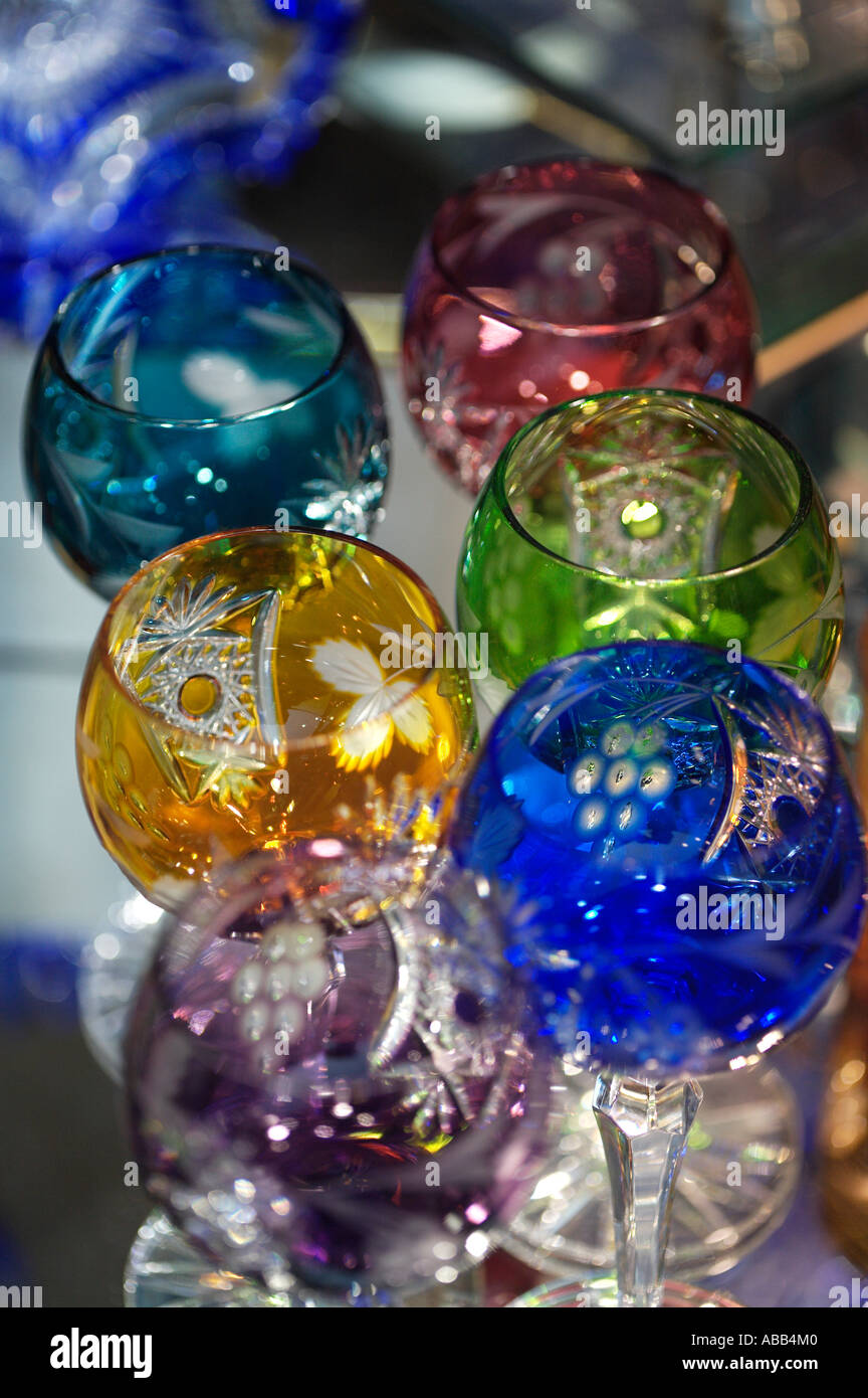 Prague, Bohemian Glass Stock Photo - Alamy