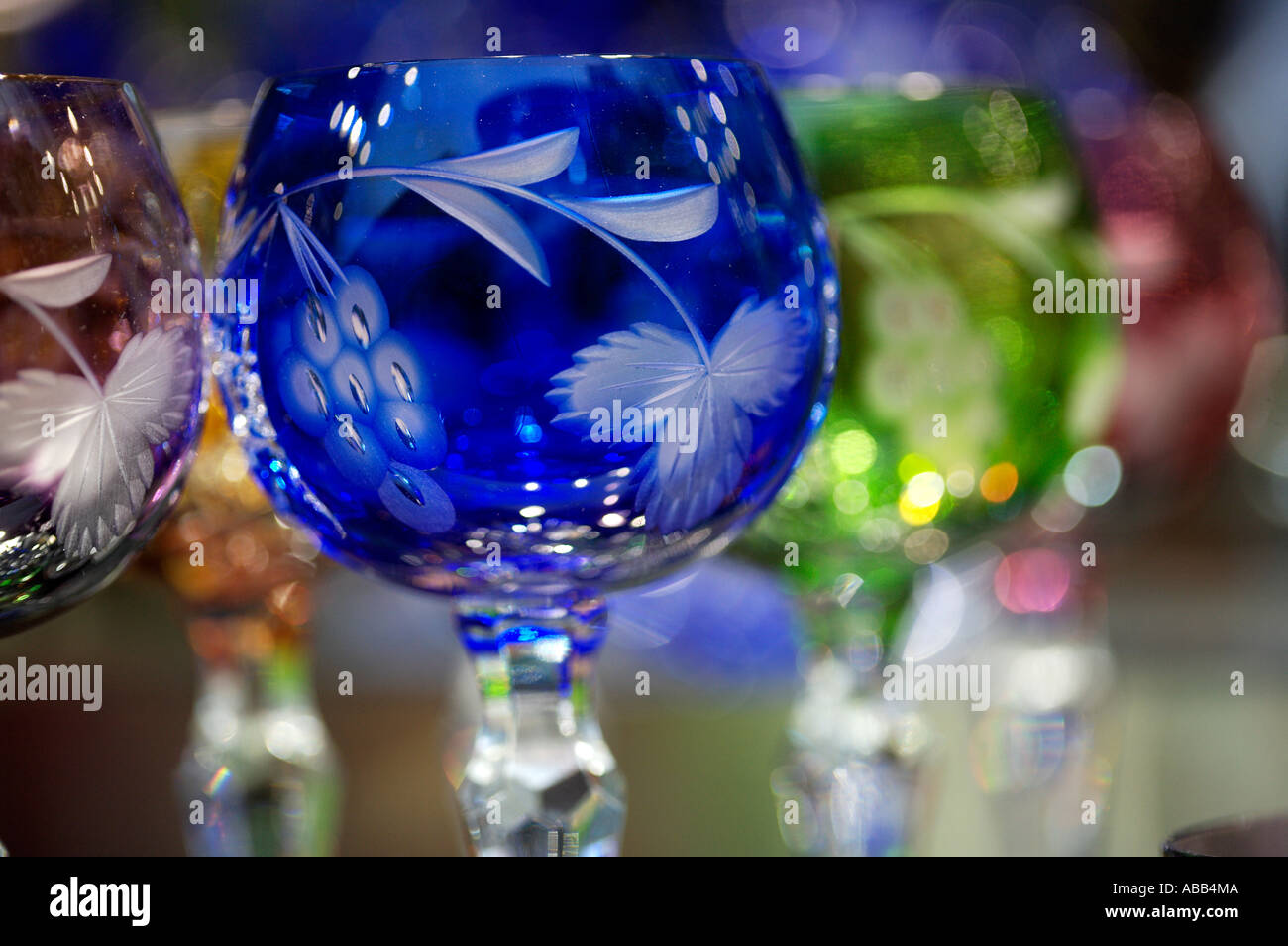 Prague, Bohemian Glass Stock Photo - Alamy