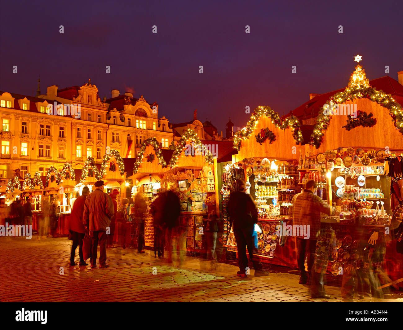 Prague Old Town Square At Christmas Stock Photo - Alamy