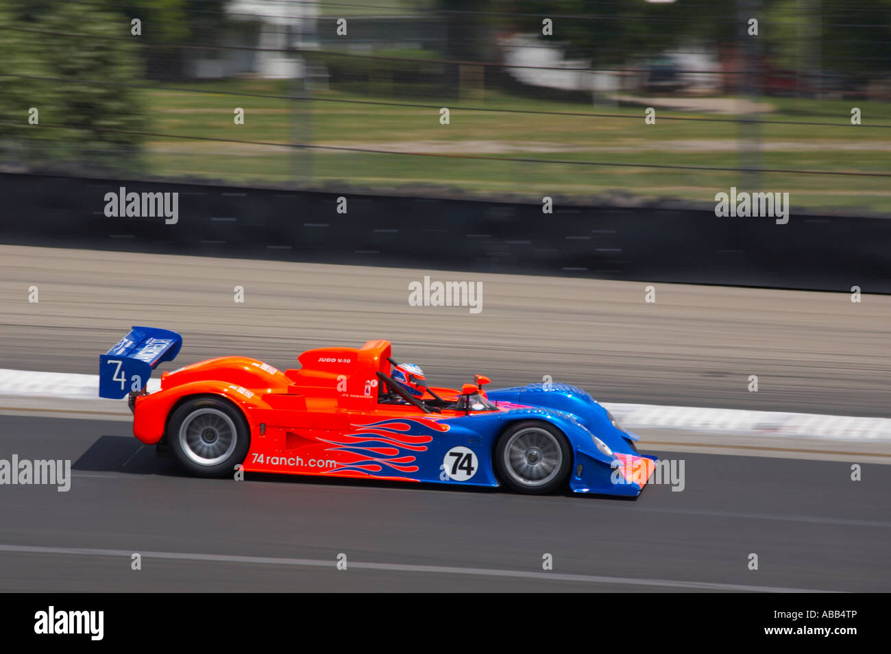 Riley Scott MK 111c racing in Historic Sportscar Racing series at ...