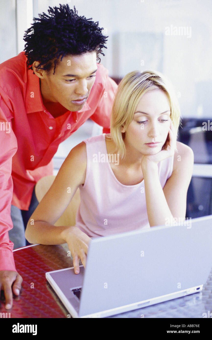 African woman using laptop workplace hi-res stock photography and ...