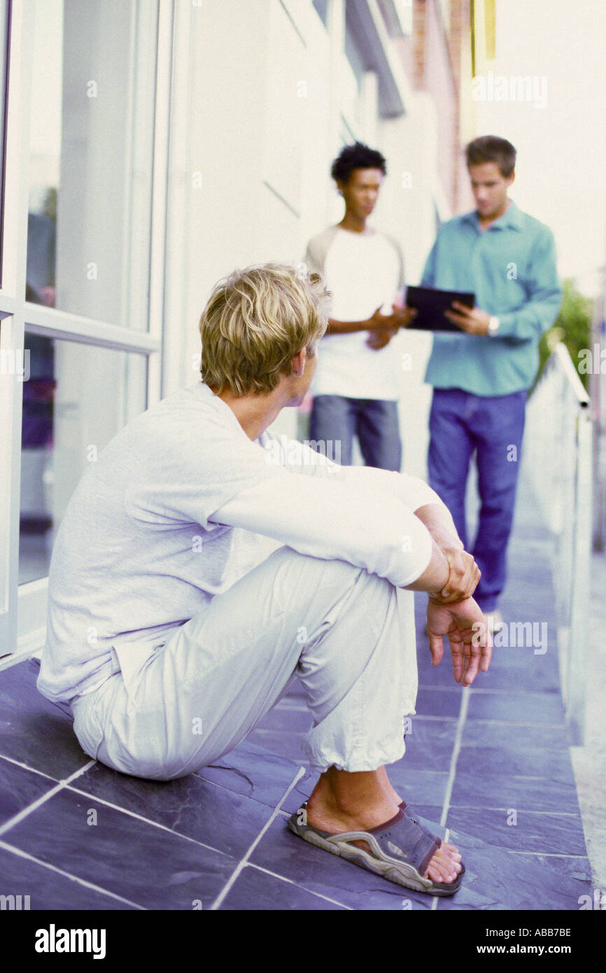 Black man outside patio hi-res stock photography and images - Alamy