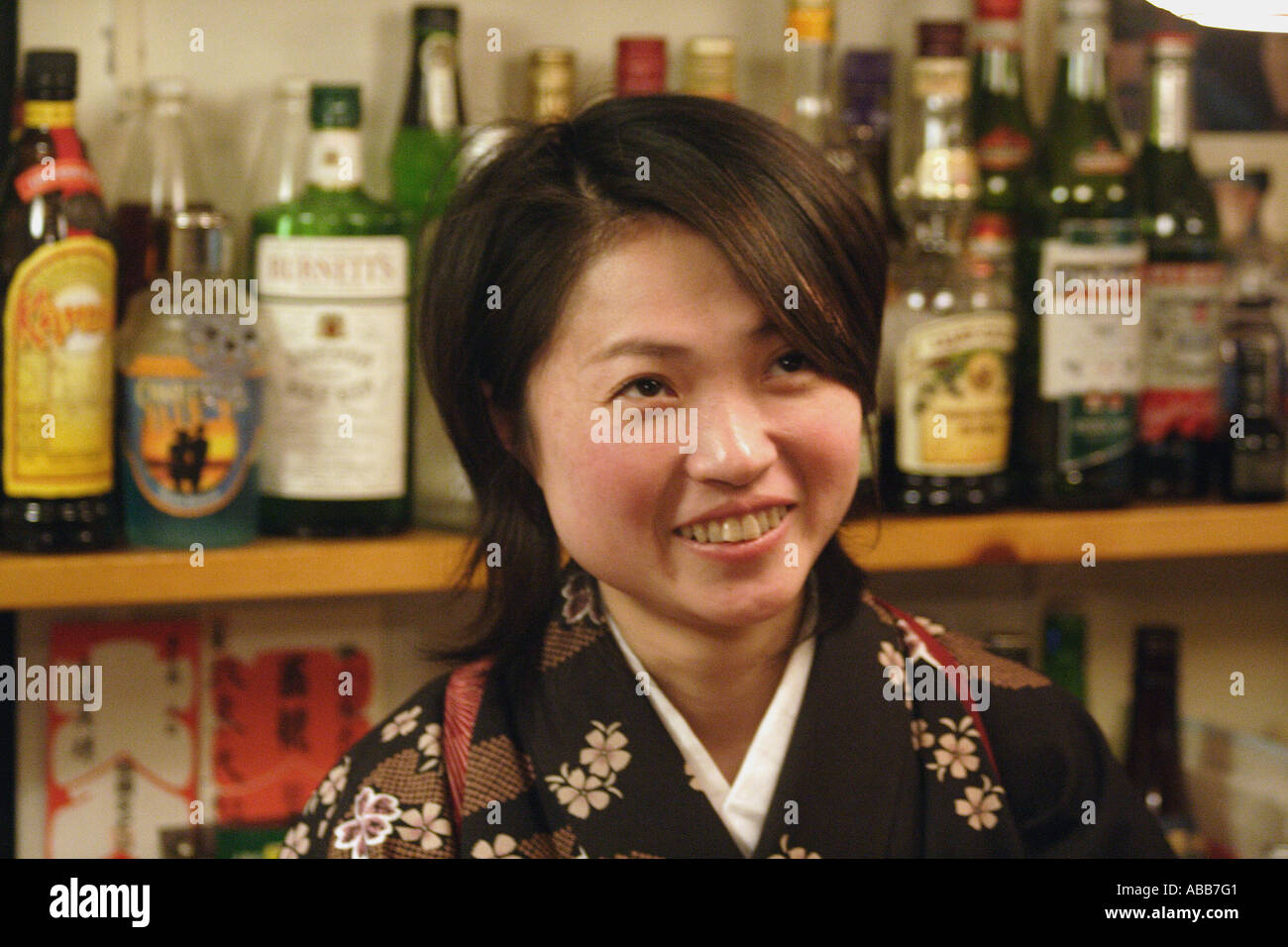 Japanese bartender and owner of a small bar and restaurant in Kyoto ...