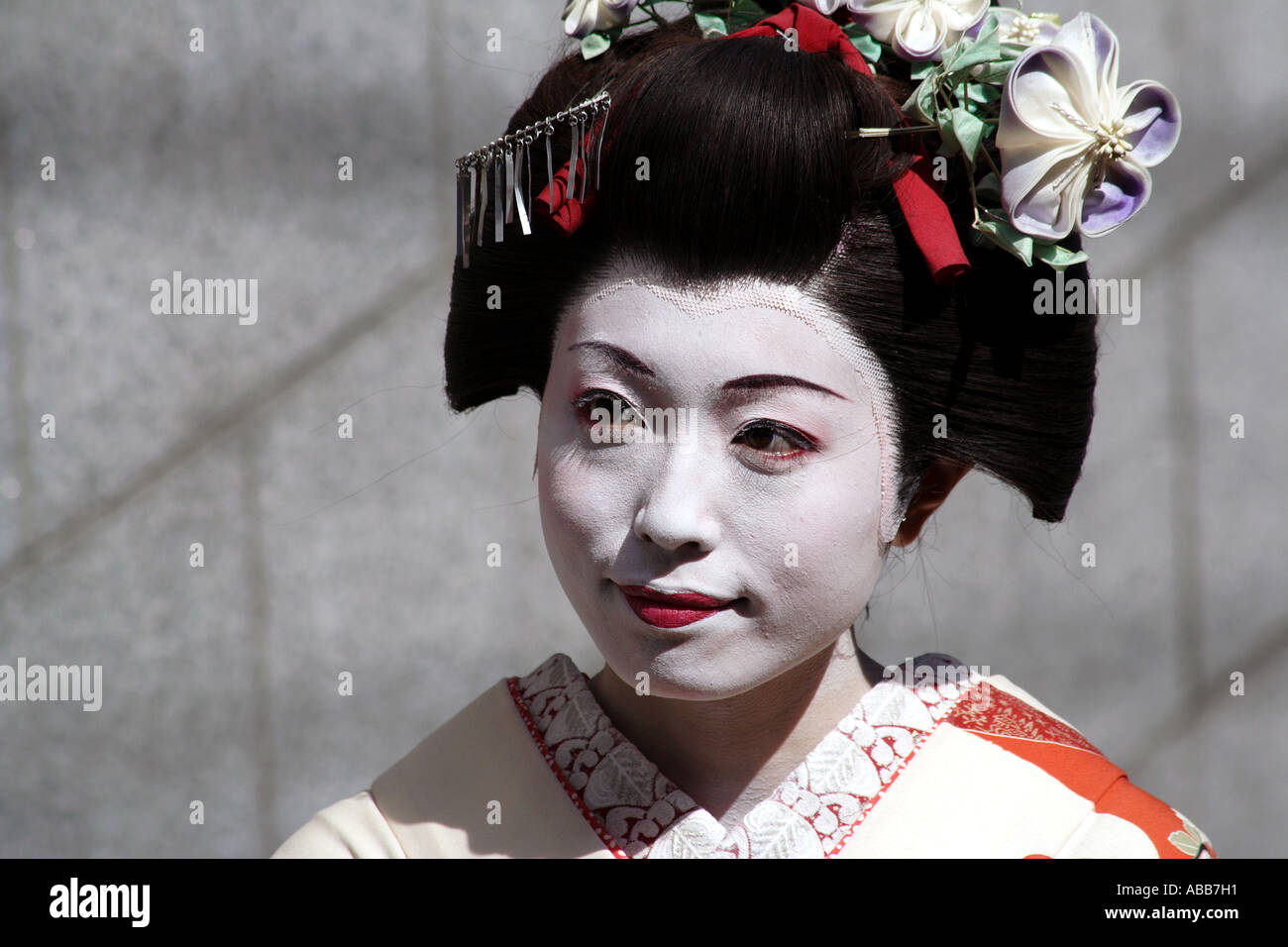 Geisha During Cherry Blossom Festival in Kyoto Japan Stock Photo - Alamy