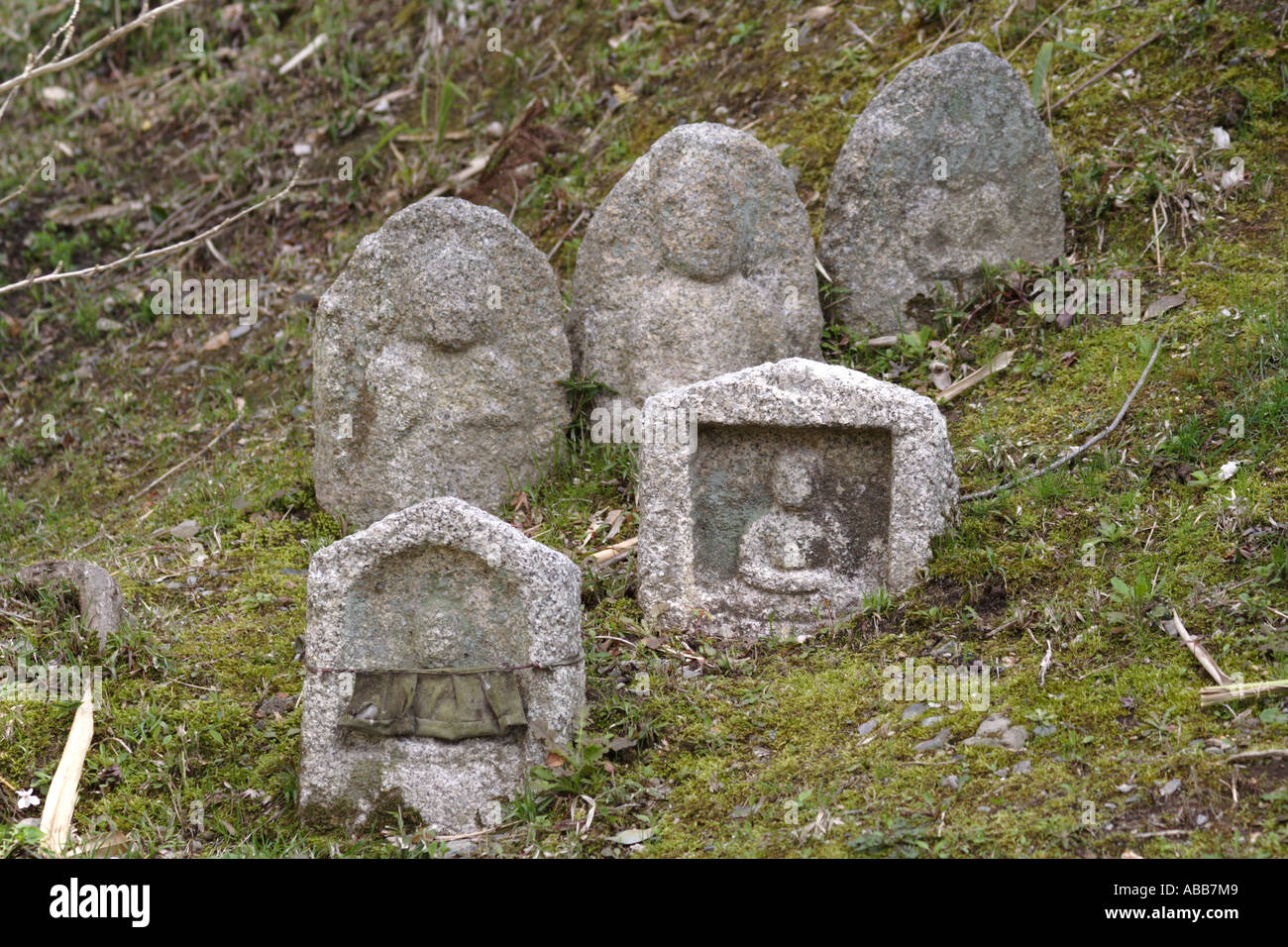 Stone Markers in a Baby Cemetery at Kiyomizudera Temple Complex, Kyoto ...
