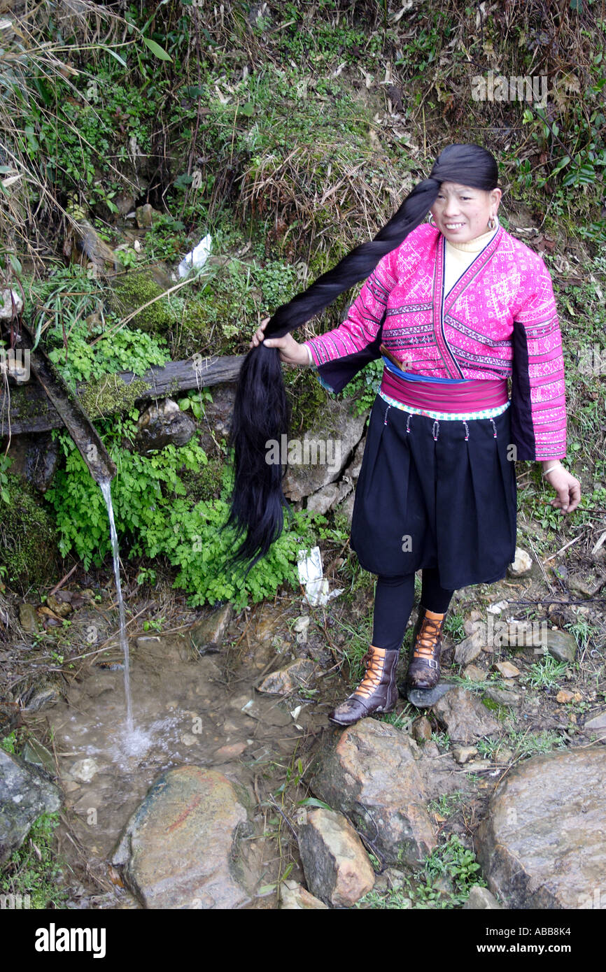 Longsheng, Chinese Terraced Rice Fields of Longji Dragon Backbone Near ...