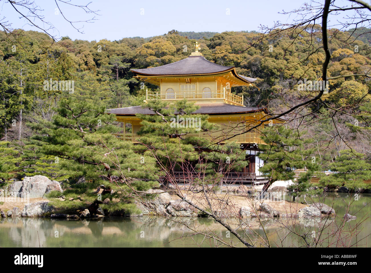 Golden Pavilion Temple, Kyoto, Japan Stock Photo - Alamy