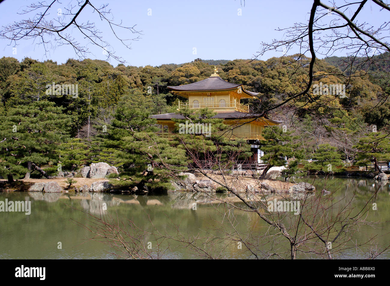 Golden Pavilion Temple, Kyoto, Japan Stock Photo - Alamy