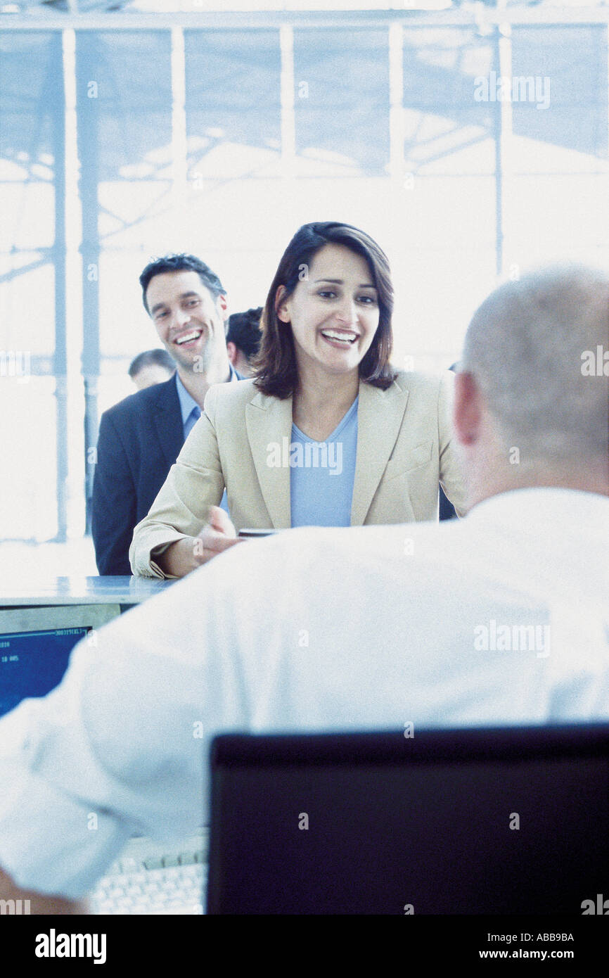 Airline online check in hi-res stock photography and images - Alamy