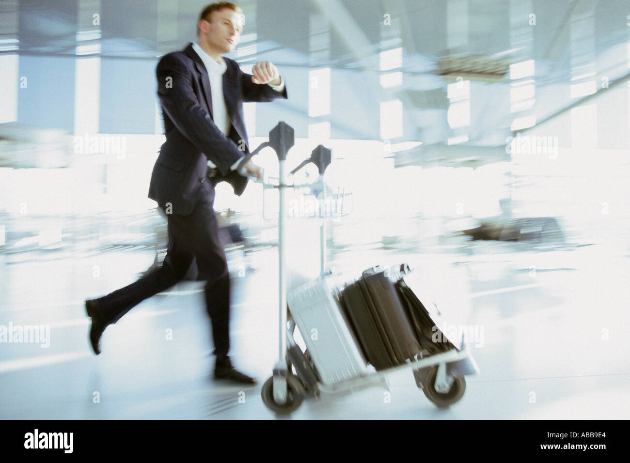 Rushing out of office hi-res stock photography and images - Alamy