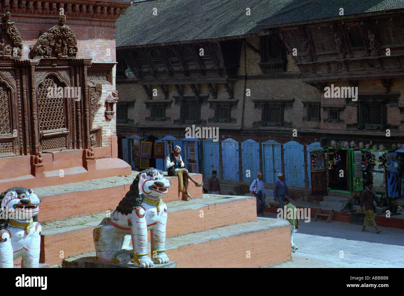 Pyramid like Hindu temple Kathmandu Nepal Stock Photo - Alamy