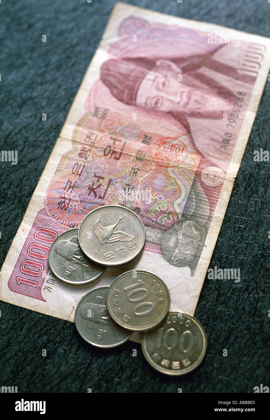 South Korean Won Currency High Resolution Stock Photography and Images ...