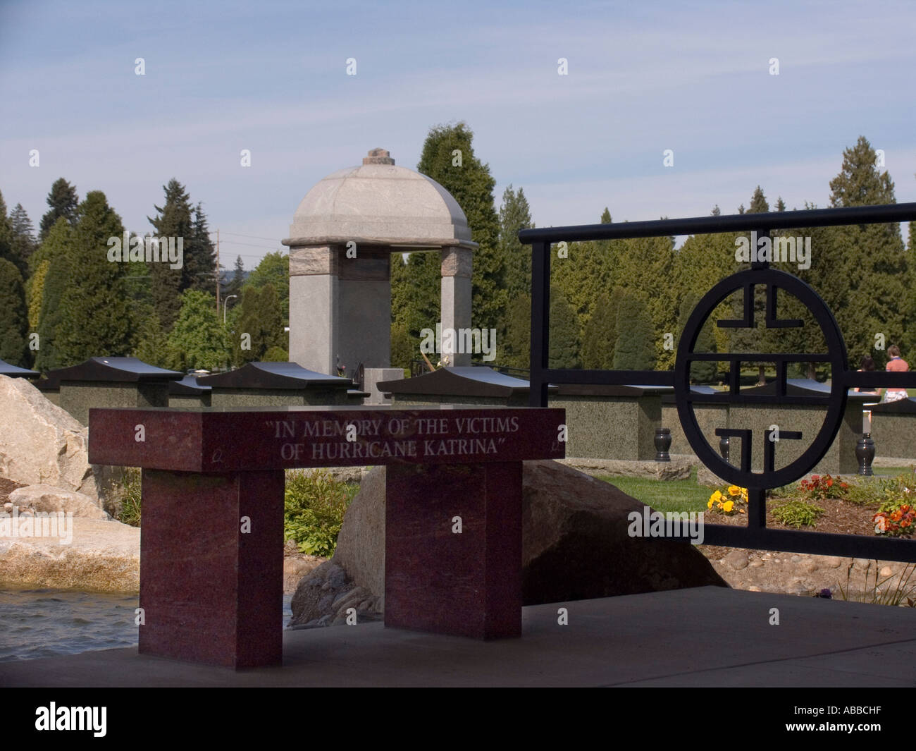 Memorial to Hurricane Katrina victims and Jimi Hendrix gravesite Renton ...