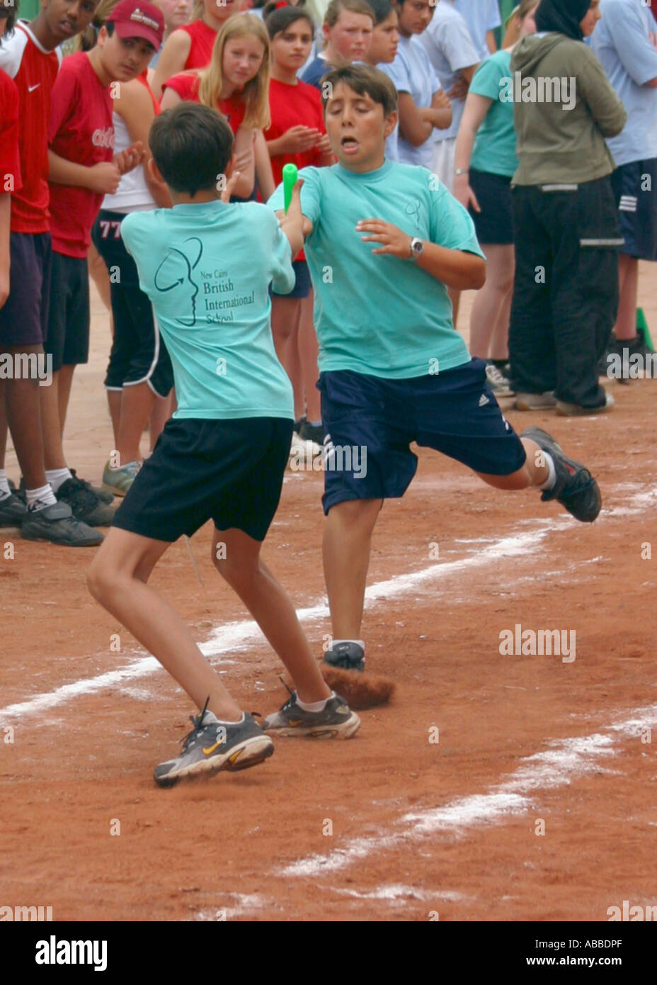 school boys running at school sports day Stock Photo - Alamy