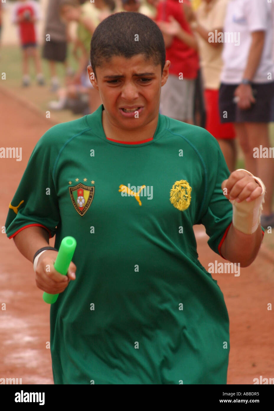Child tired running track hi-res stock photography and images - Alamy