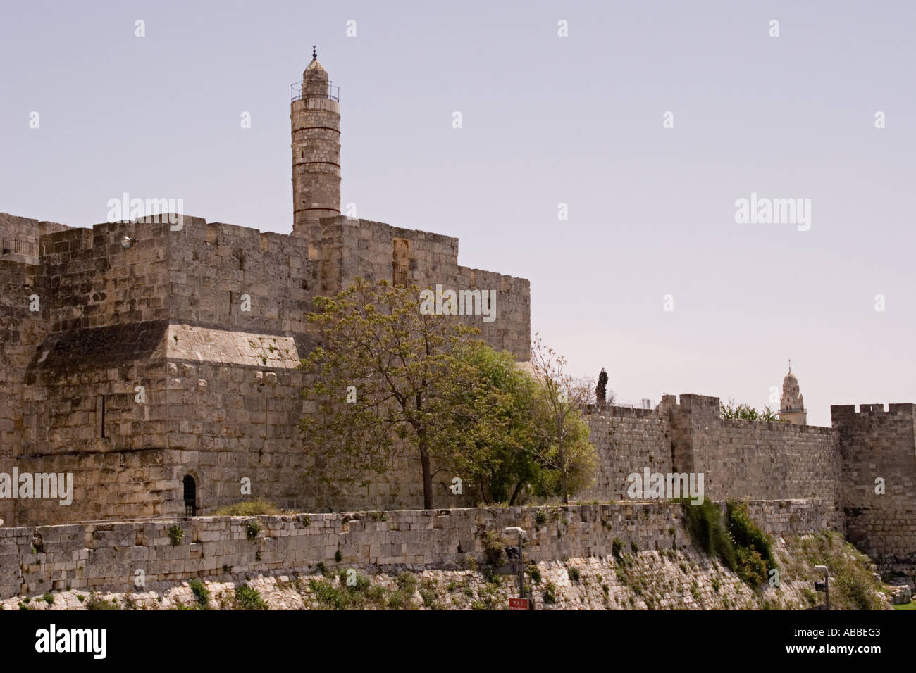 Stock Photo of the King David Citadel in Jerusalem Old City Stock Photo ...