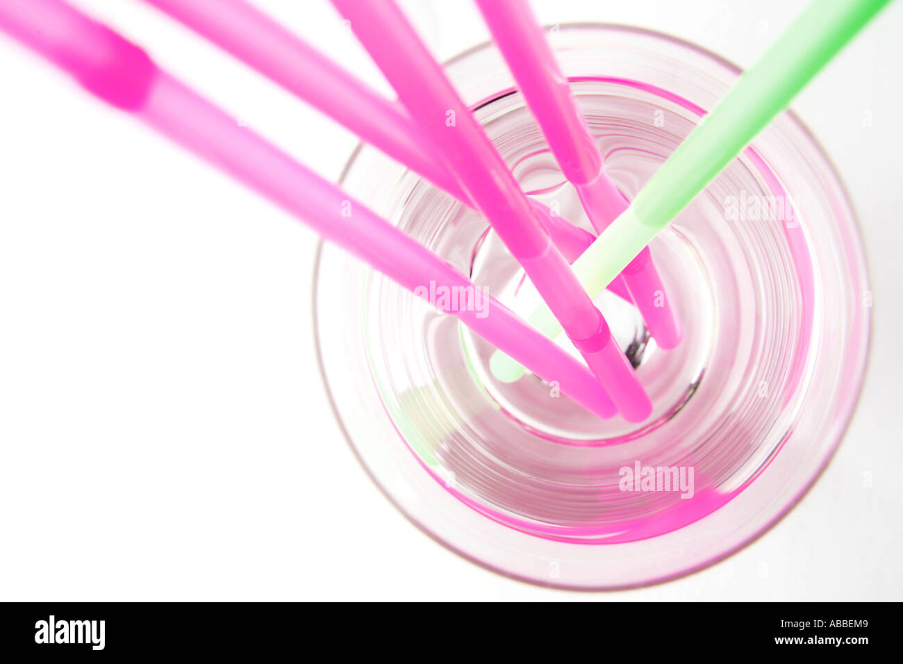 Graphic image of coloured straws Stock Photo - Alamy