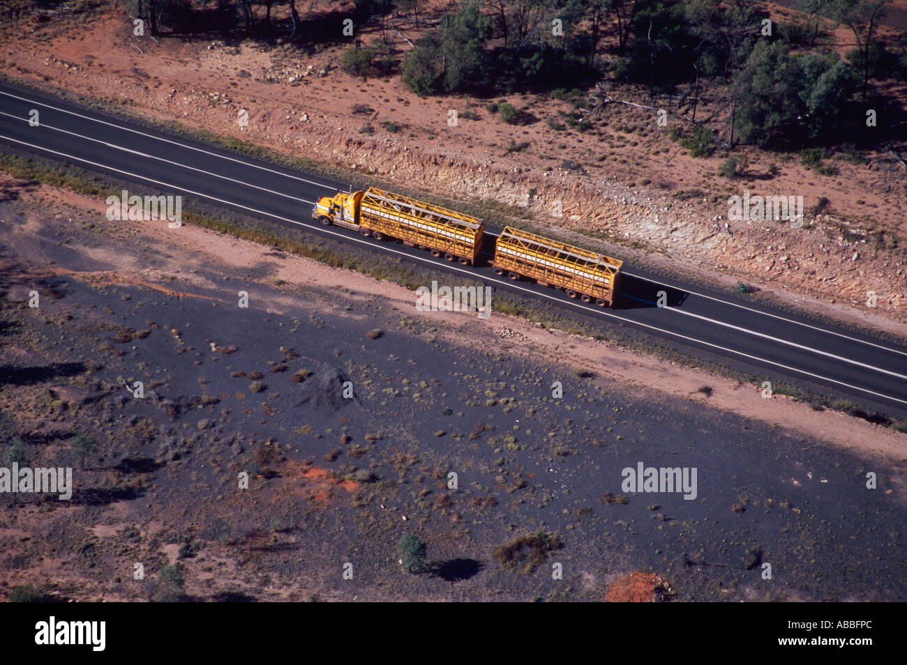 Australia outback aerial train hi-res stock photography and images - Alamy