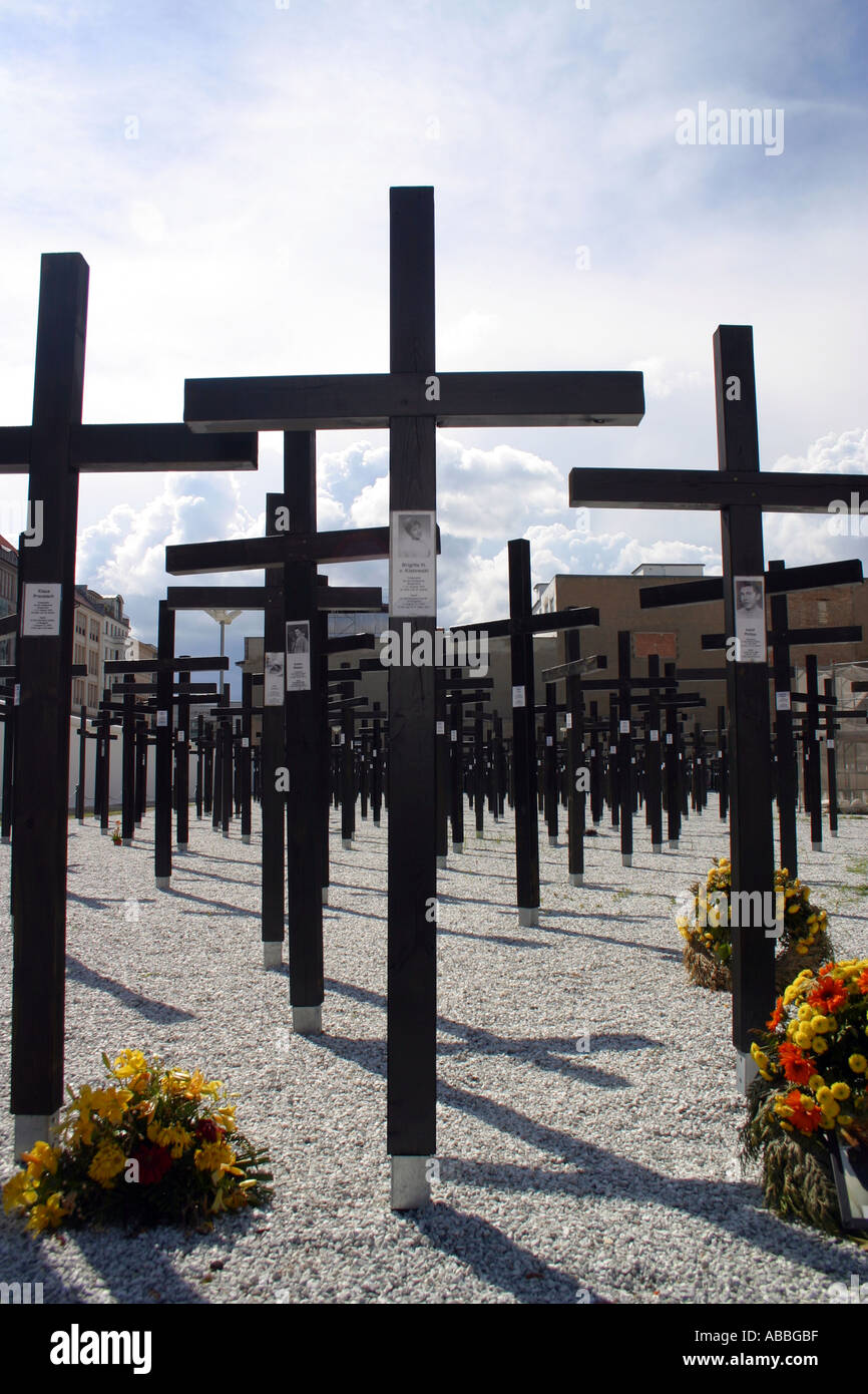 War Memorial at Checkpoint Charlie Berlin Germany Stock Photo - Alamy