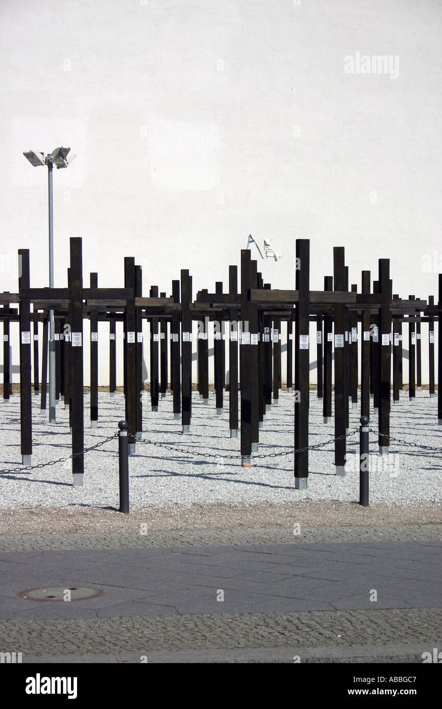 War Memorial at Checkpoint Charlie Berlin Germany Stock Photo - Alamy