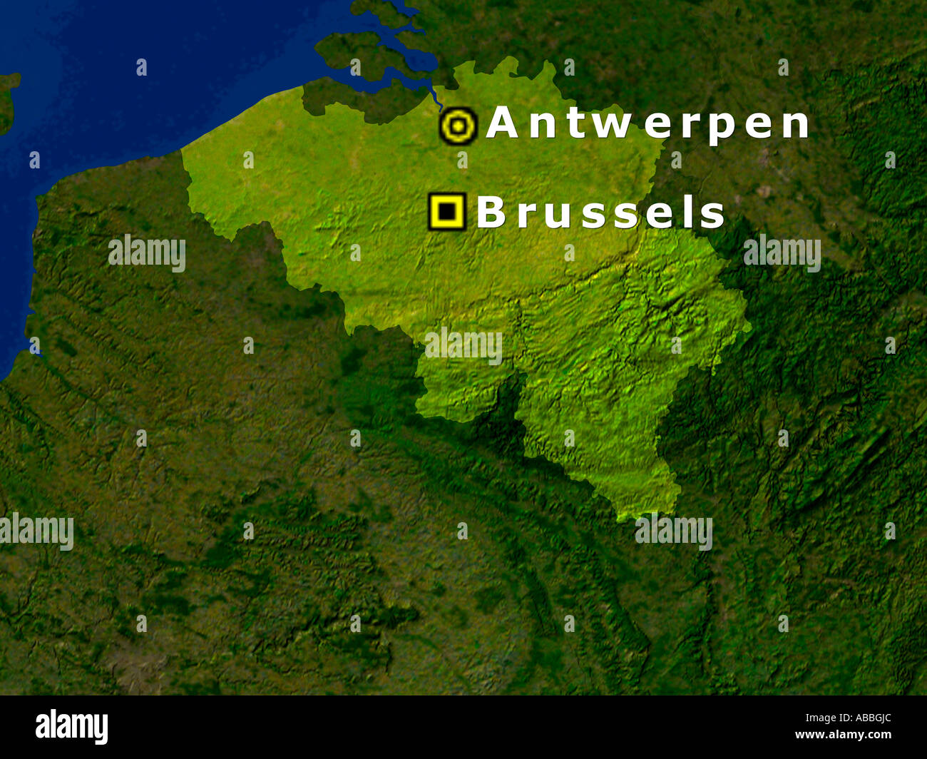 Map of antwerpen hi-res stock photography and images - Alamy