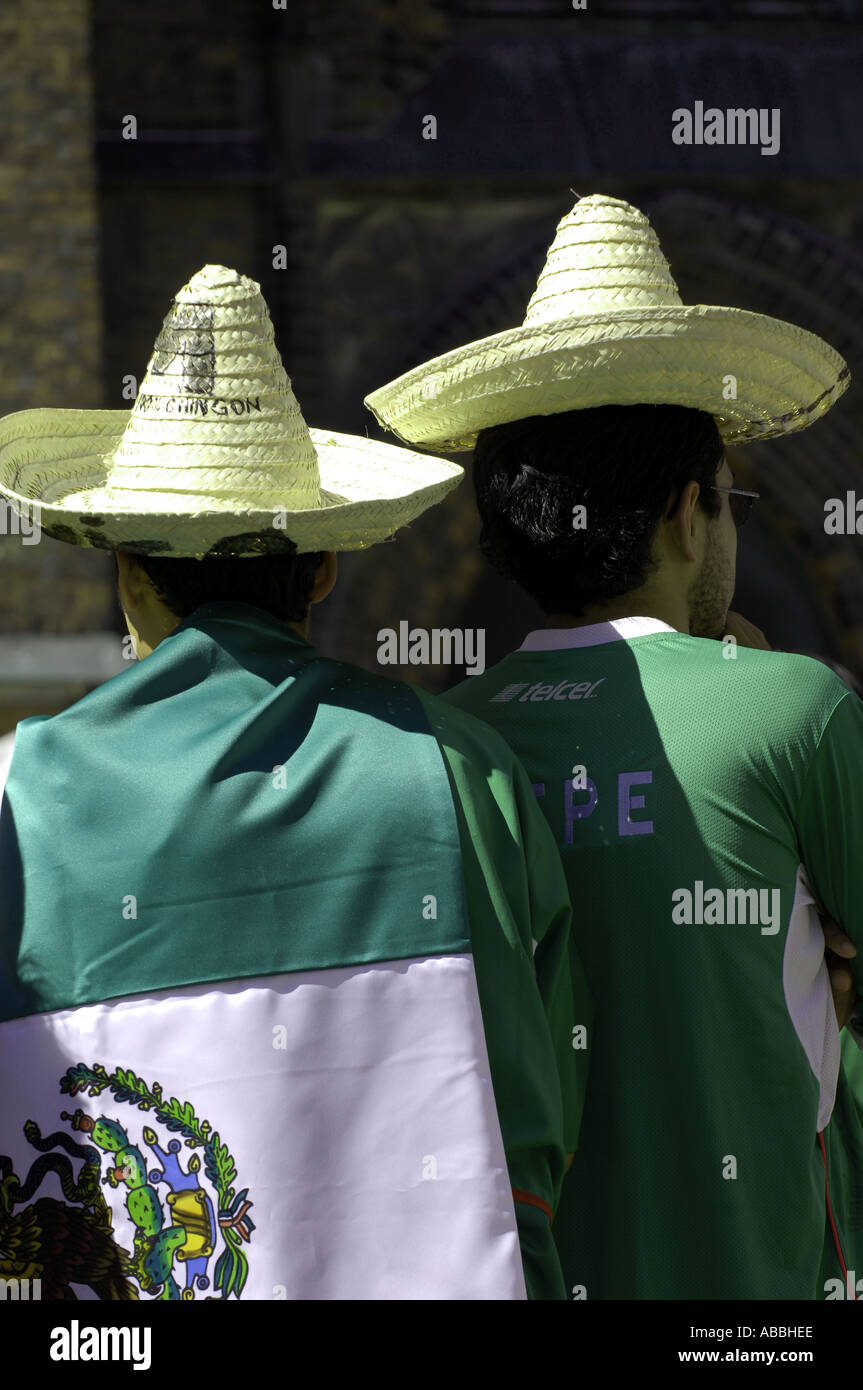 mexican fans prior to victory over Brazil in the confederations cup ...