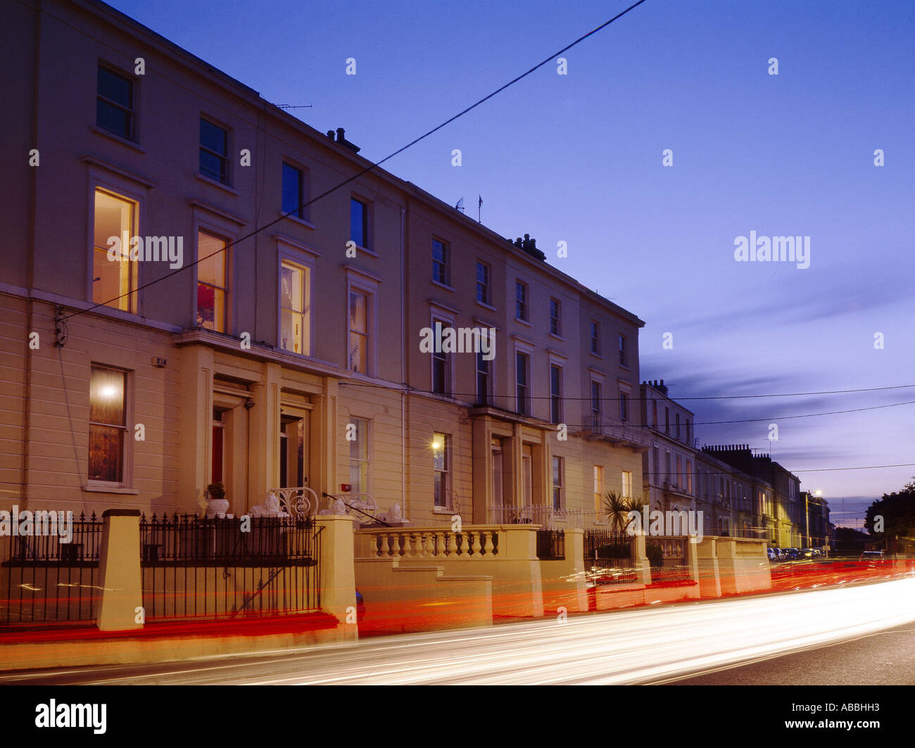 Dublin Ireland georgian style houses 2006 Stock Photo - Alamy