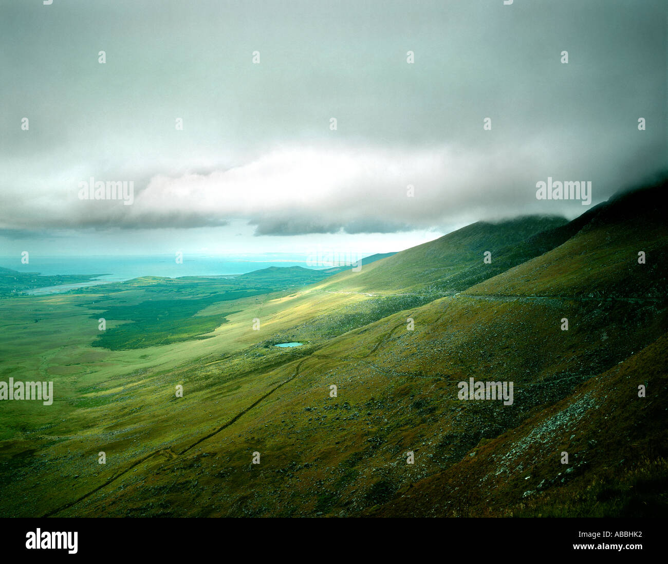 Connor Pass Ring of Kerry Dingle Peninsula Ireland 2006 Stock Photo - Alamy