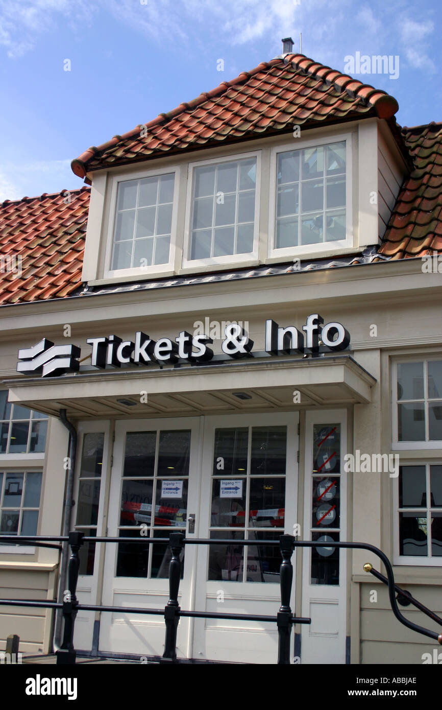 Tourism Information and Ticket Office in Amsterdam Netherlands Stock ...