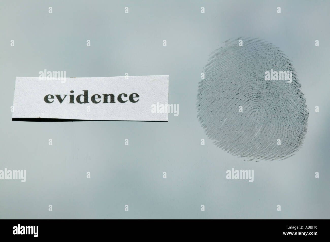 fingerprint at a crime scene Stock Photo - Alamy
