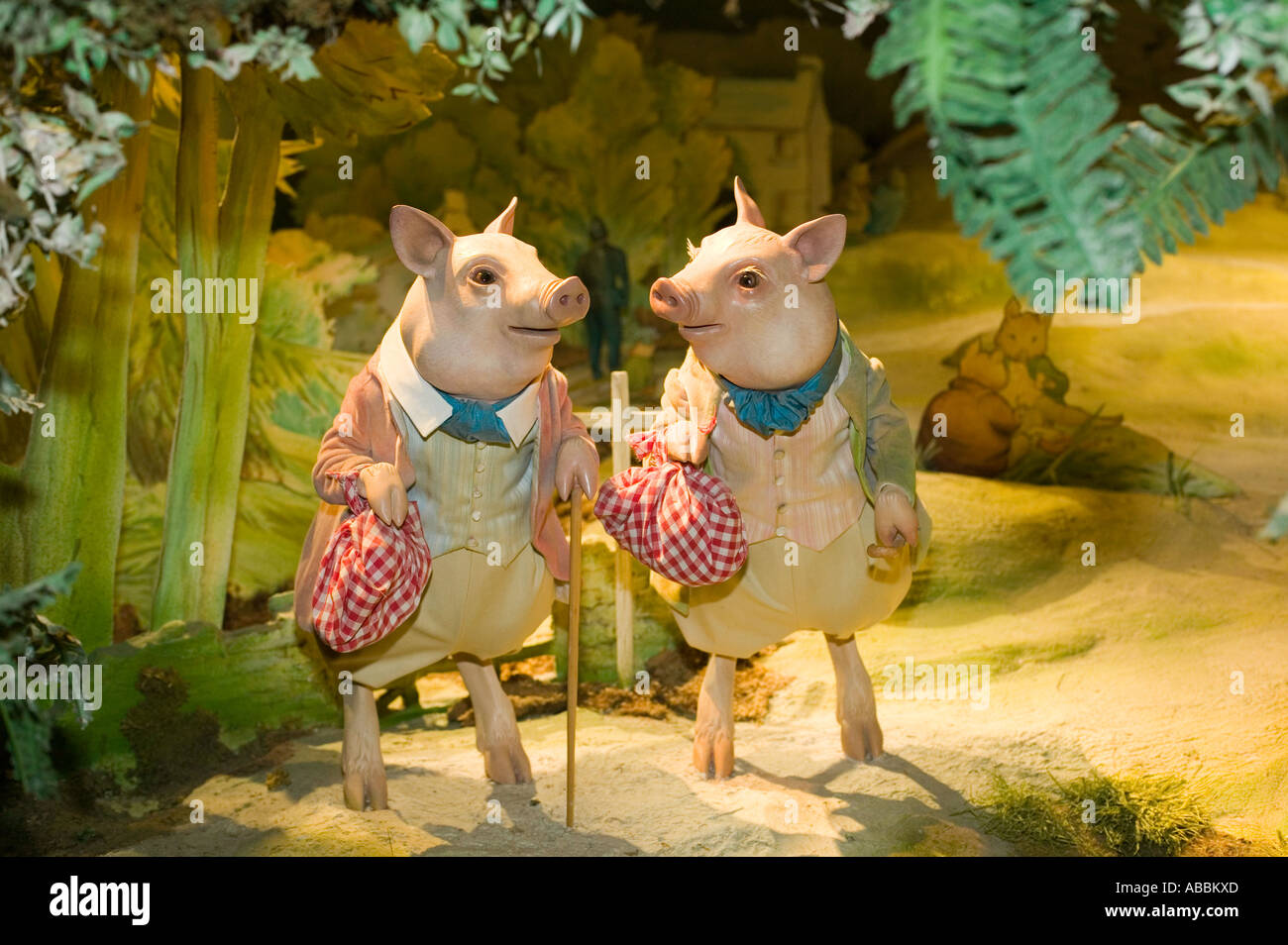piglets at the World of Beatrix Potter Museum in Bowness on windermere ...