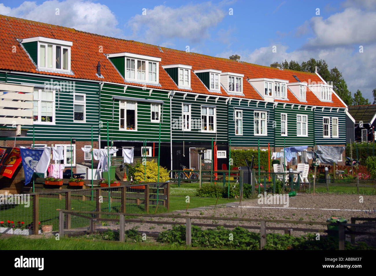 Houses in Marken Netherlands Stock Photo - Alamy