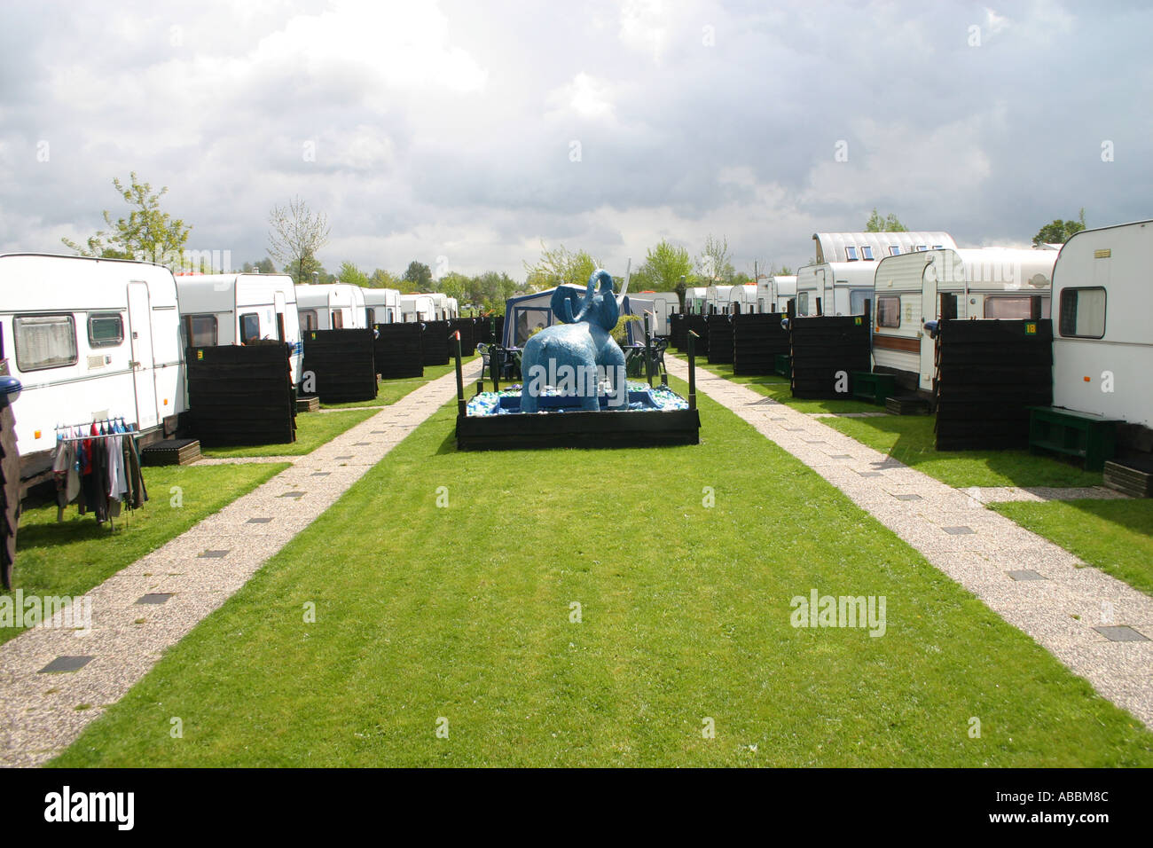 Campsite in Amsterdam Netherlands Stock Photo - Alamy