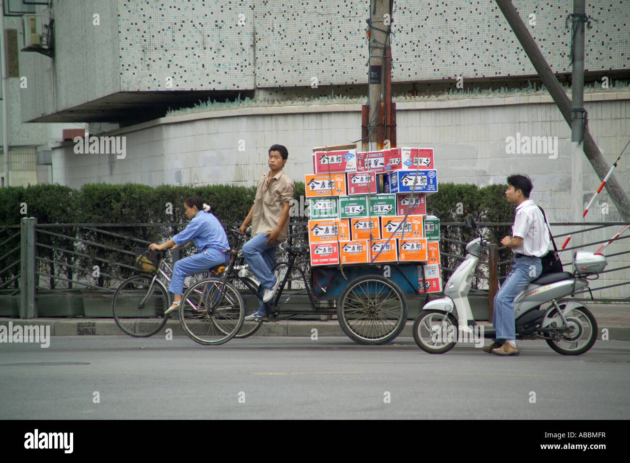 delivery Chinese style Stock Photo - Alamy