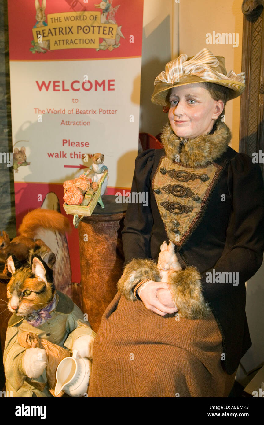 Beatrix Potter at the World of Beatrix Potter in Bowness on Windermere ...