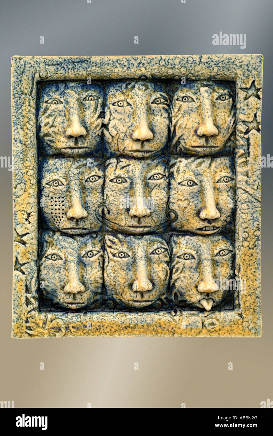 face mask portrait human visage 3d expression expressive mood Inspired ...