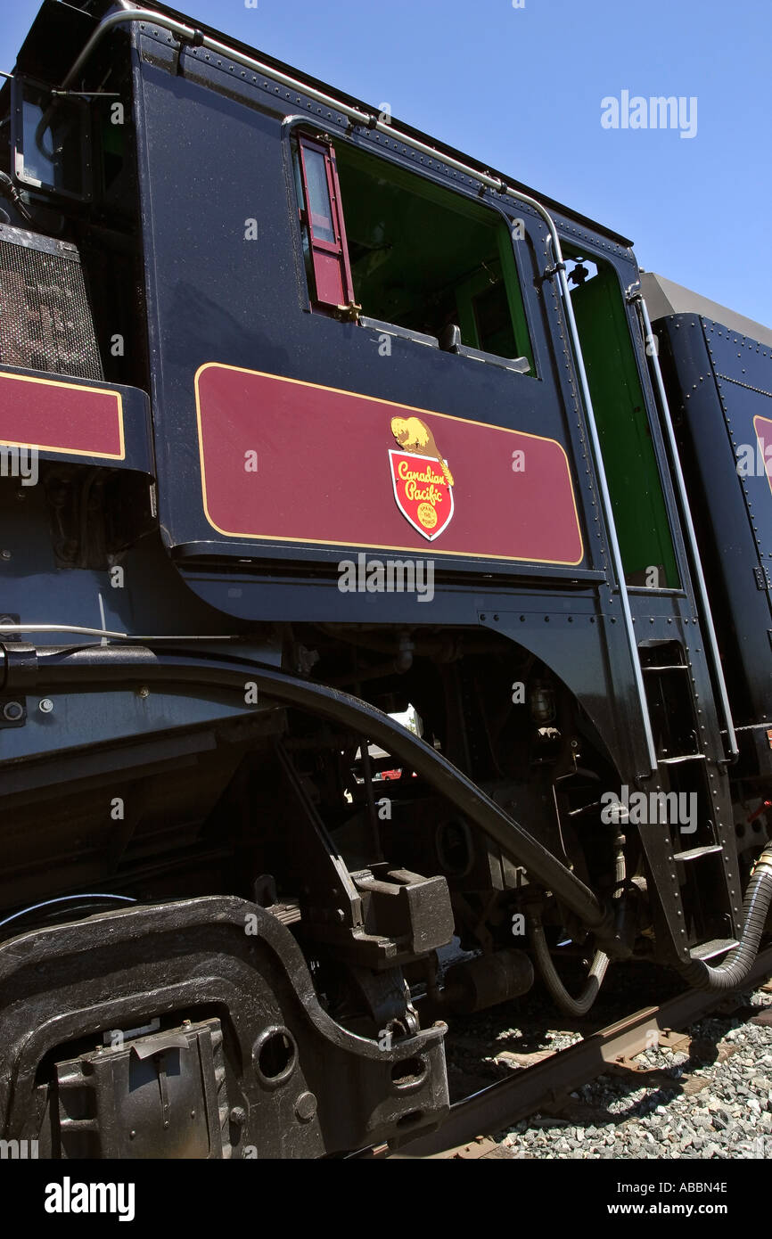Old steam engine in scenic Saskatchewan in Western Canada Stock Photo ...