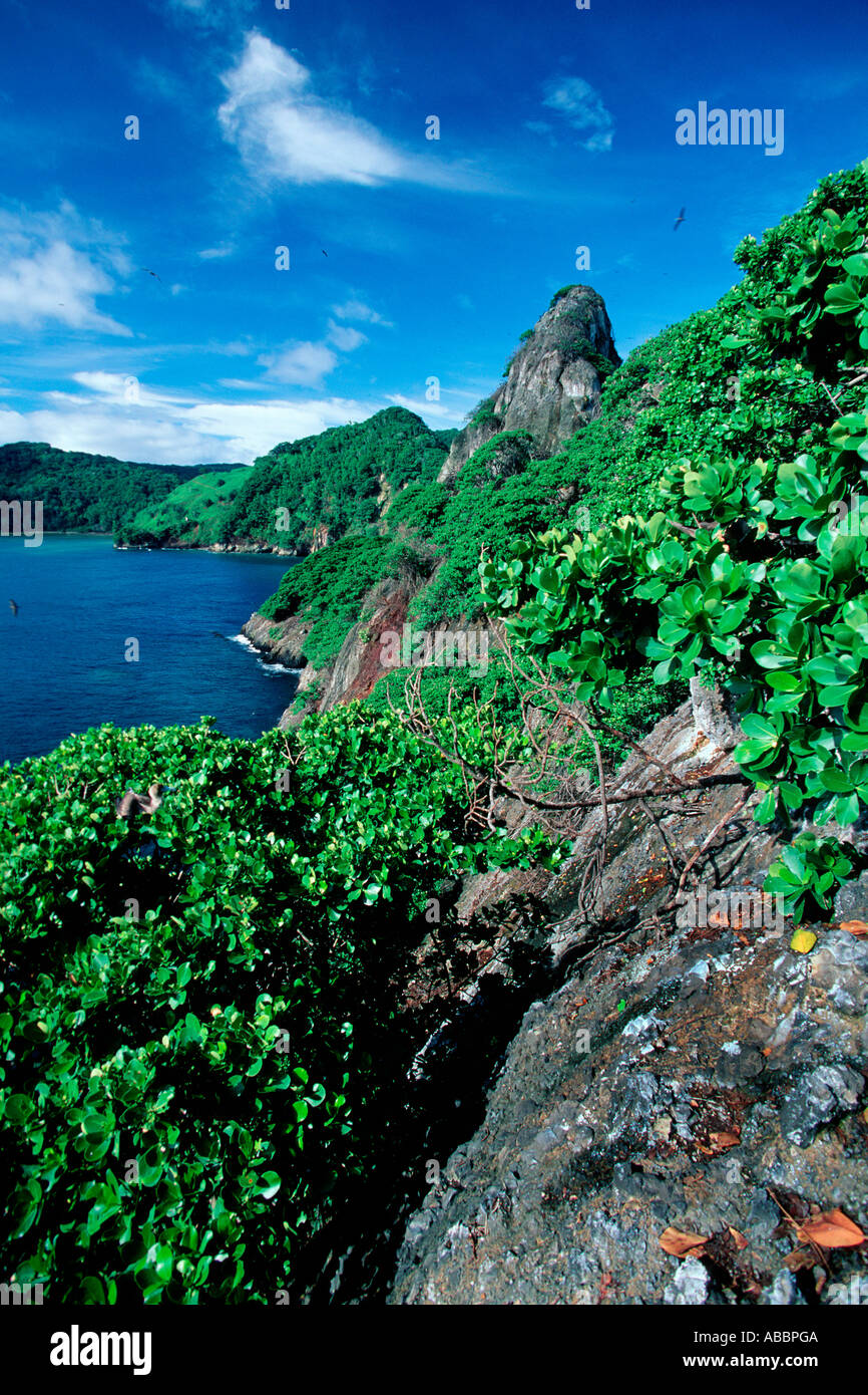 Cocos Island World Heritage Site Costa Rica Pacific Ocean Stock Photo ...